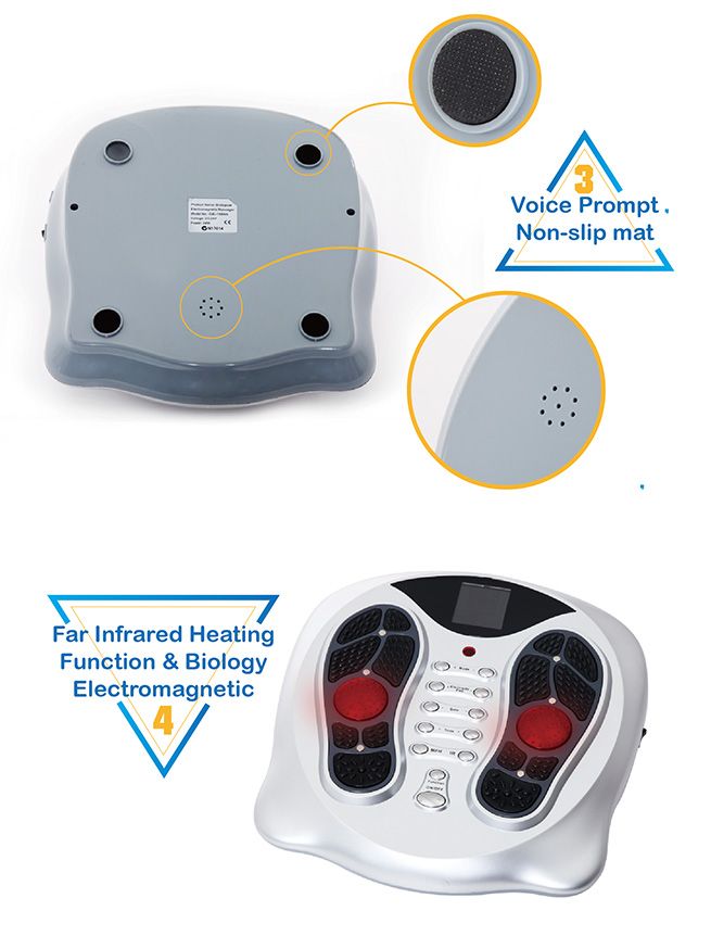 Electromagnetic Wave Foot Massager With Remote Control Crazy Sales
