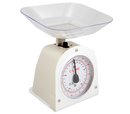 Kitchen Scale with Transparent Removable Tray
