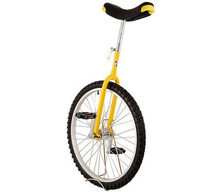Pro Circus Unicycle Bike 24" inch/61cm - Yellow