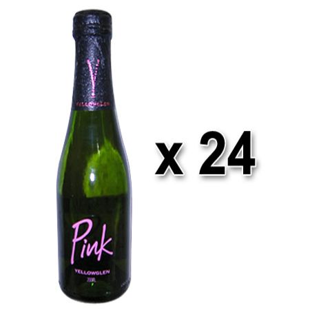 24 x Sparkling Wine - Yellowglen Pink Piccolo 200ml