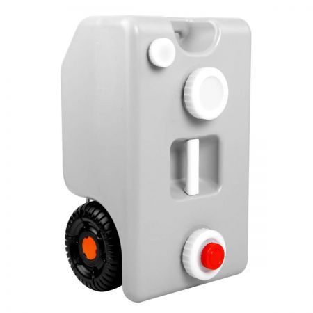 25L Portable Wheel Water Tank - Grey