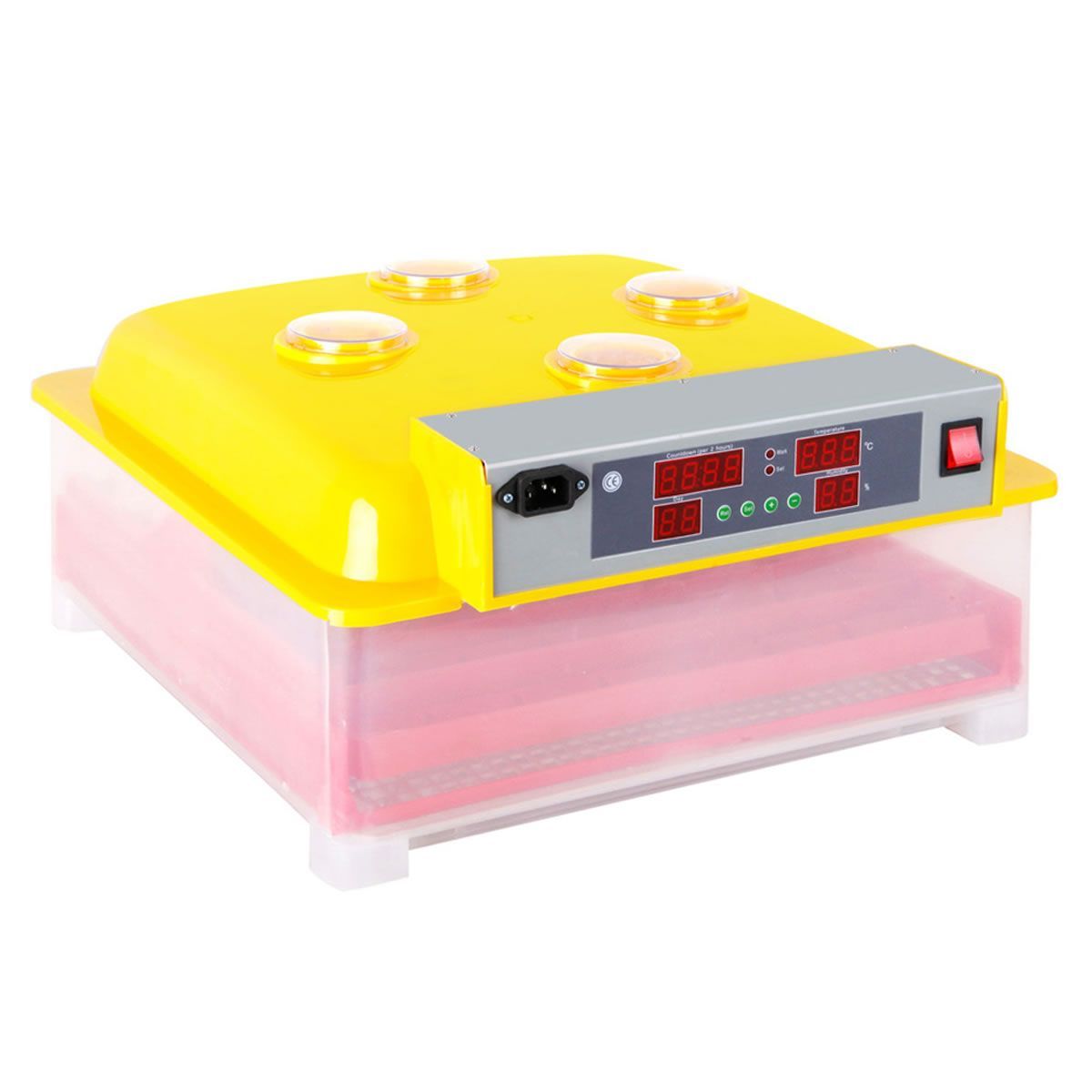 Automatic 60 Egg Incubator - Yellow