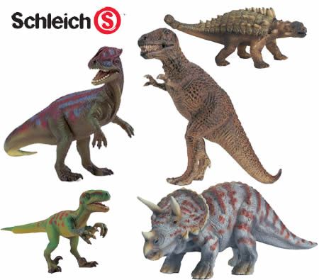 Schleich Scenery Pack - Dinosaurs 5-Piece Toy Figurines Model Set