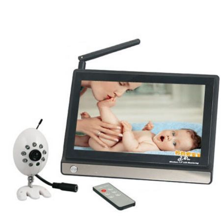 Monitor Buddy Baby Monitor Wireless Widescreen 7 Inch LCD with Night ...