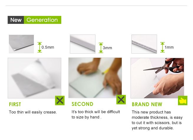 Set of 6 Acrylic DIY Mirror Wall Sticker | Crazy Sales