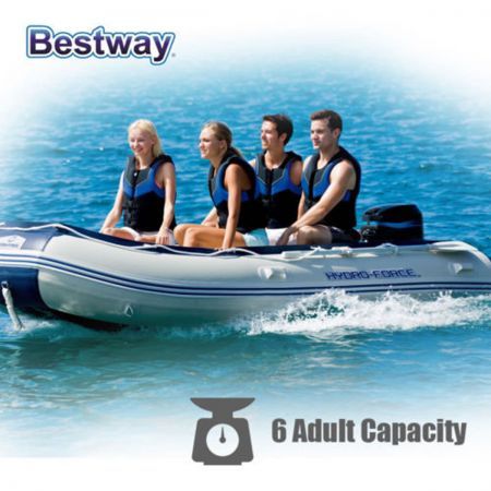 Bestway 3.8M Hydro-Force Inflatable Boat with Marine Grade Fishing ...