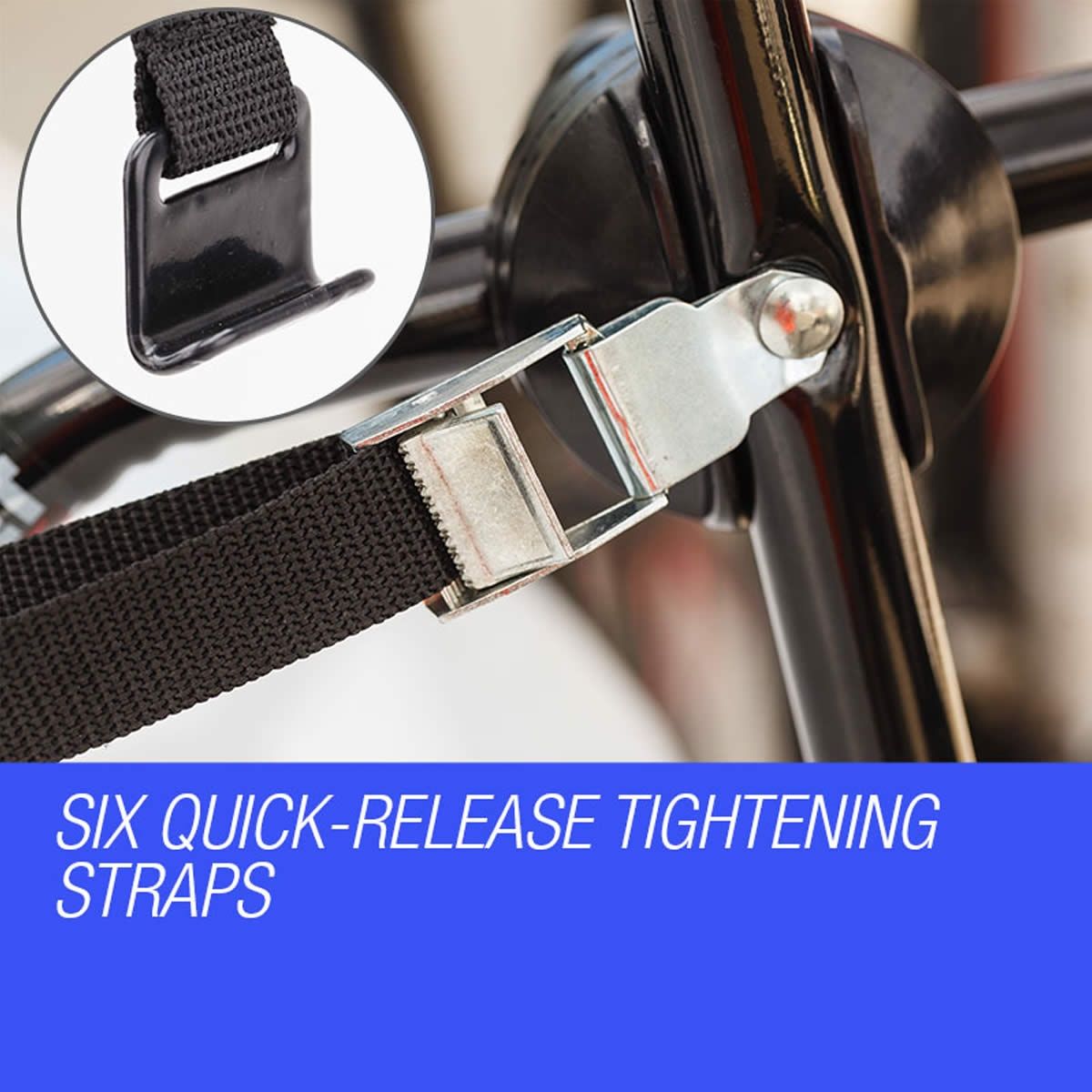 Bullet Car Bike Rack - x3 Rear Bicycle Mount | Crazy Sales