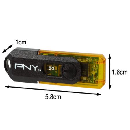 PNY Mini Attache USB Flash Drive 2GB - www.CrazySales.com.au | Crazy Sales