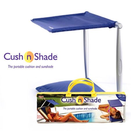 Cush N Shade Portable Cushion SunShade Sun Accessory Attachment ...