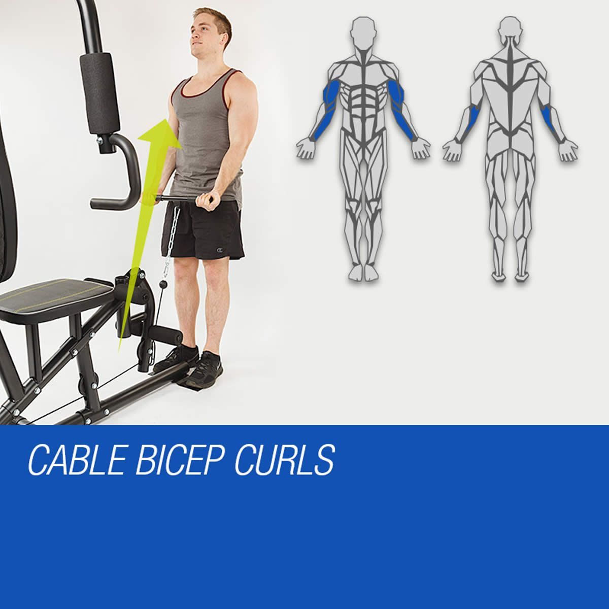 HPF Cable Bench Press - Multi-Station Home Gym | Crazy Sales