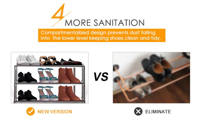 10-Tier Stackable Shoe Rack-50 Pair | Crazy Sales