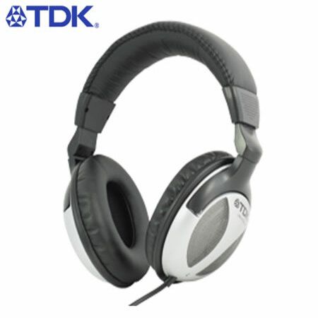 TDK ST-450 Full Size Headphones with Single Sided Cord & Volume Control