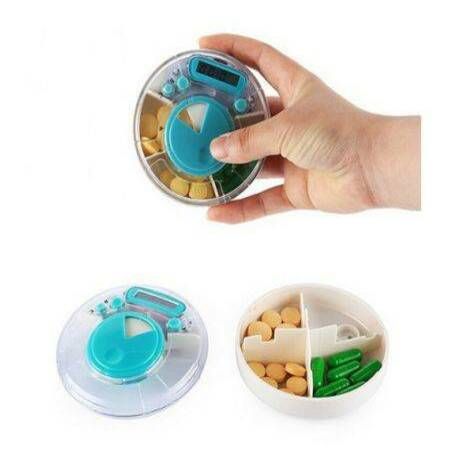 Intelligent Electronic Portable Equipment Circular Medicine Box