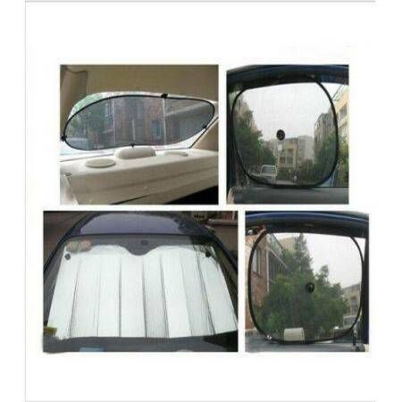 6Pcs Black Sun Shade Rear Head Back Side Window Cover | Crazy Sales