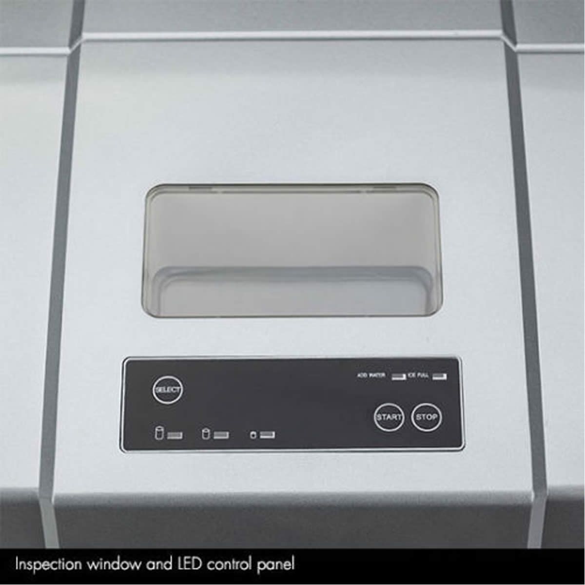 PolyCool Portable Ice Cube Maker 3.2L - Silver | Crazy Sales