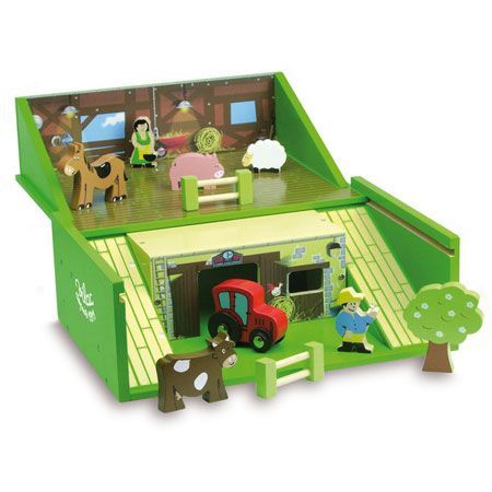 Farm Set in Suitcase by Vilac
