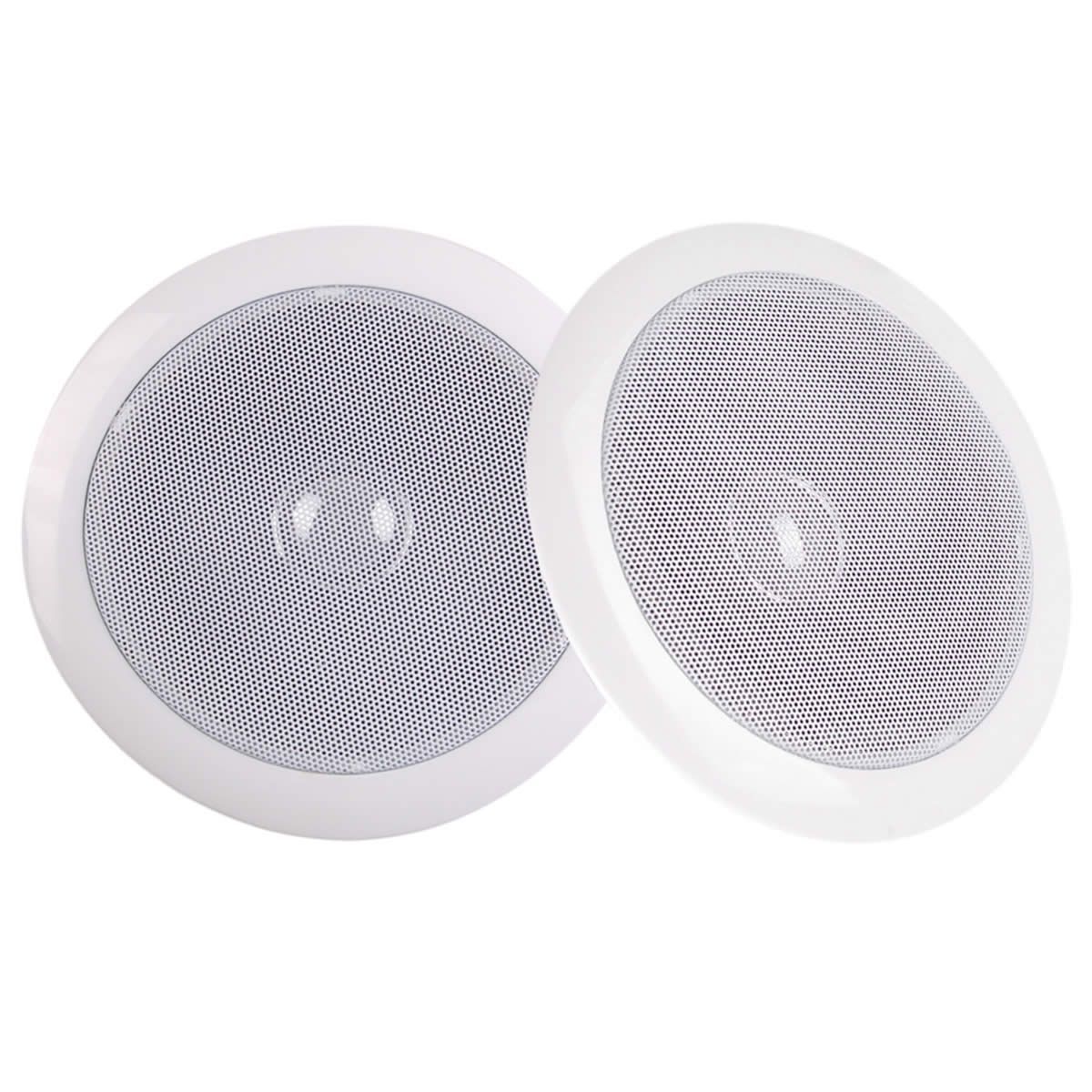 Set of 2 Home Theatre Round Ceiling Speaker - 6 inch