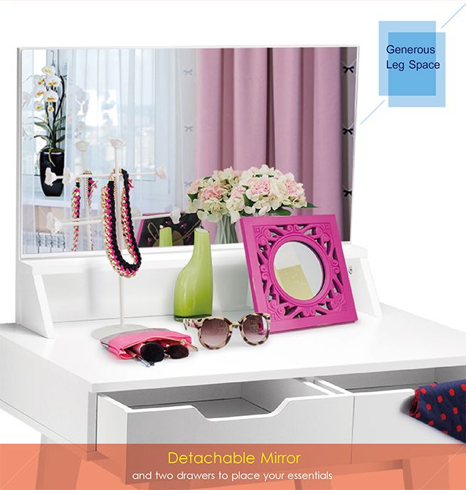 2 in 1 Dressing and Study Table | Crazy Sales