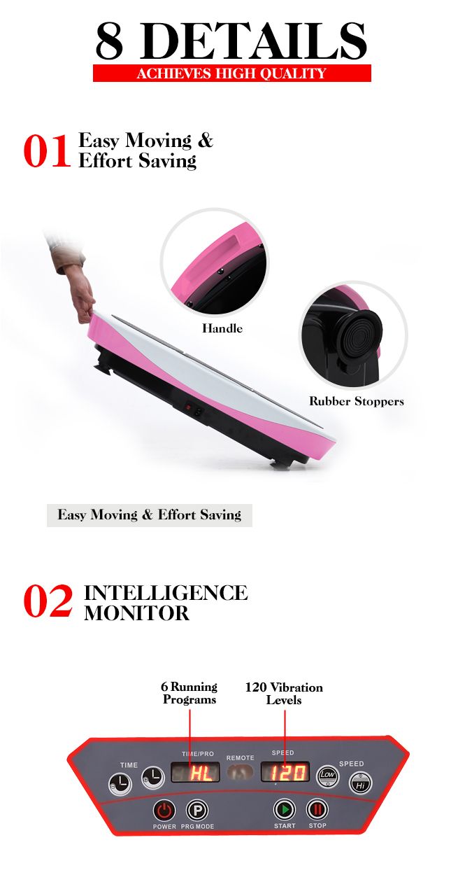 400W Genki 3rd Vibration Machine - Whole Body Shaker Platform | Crazy Sales