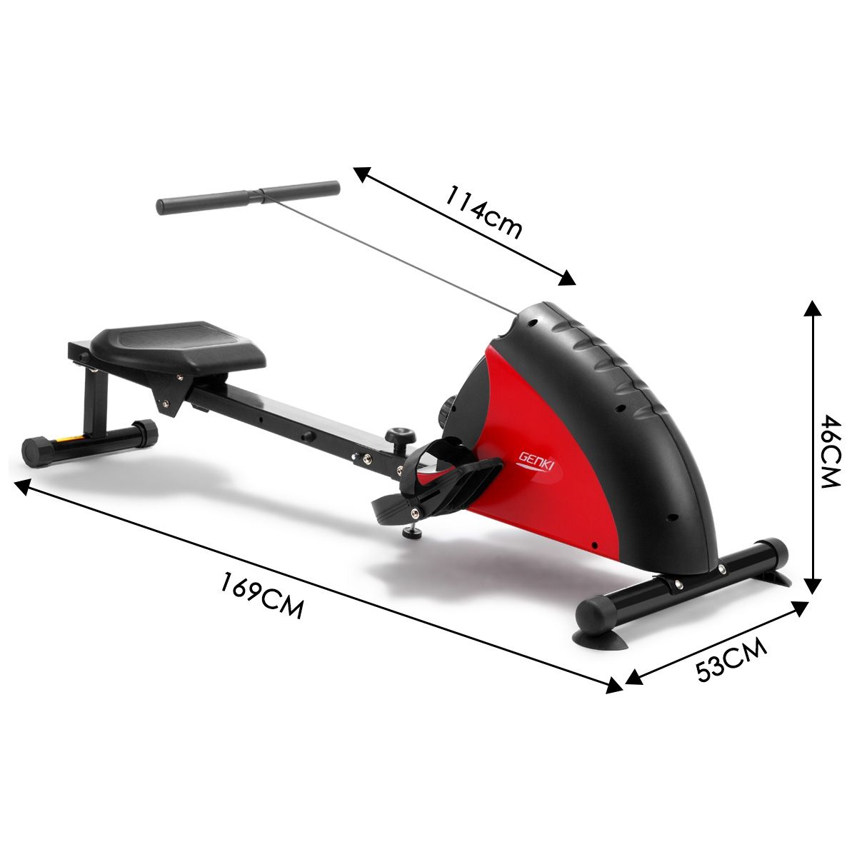 GENKI Fitness Magnetic Rowing Machine with Magnetic Flywheel | Crazy Sales