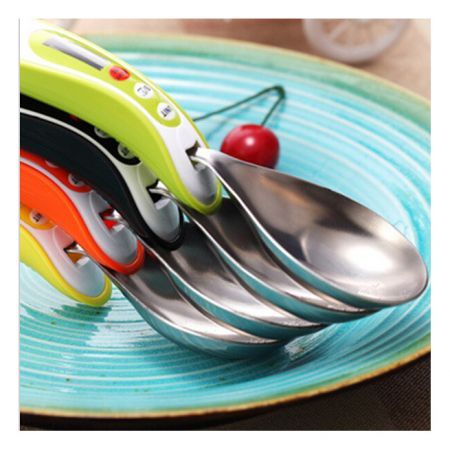 Detachable Digital Electronic Measure Spoons With Scale Cooking Tools