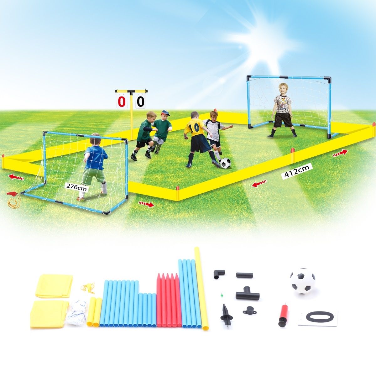 Junior Kids Soccer Goals - Football Toys