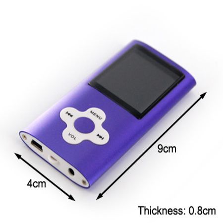 4GB Multimedia MP4 Player Purple - www.CrazySales.com.au | Crazy Sales