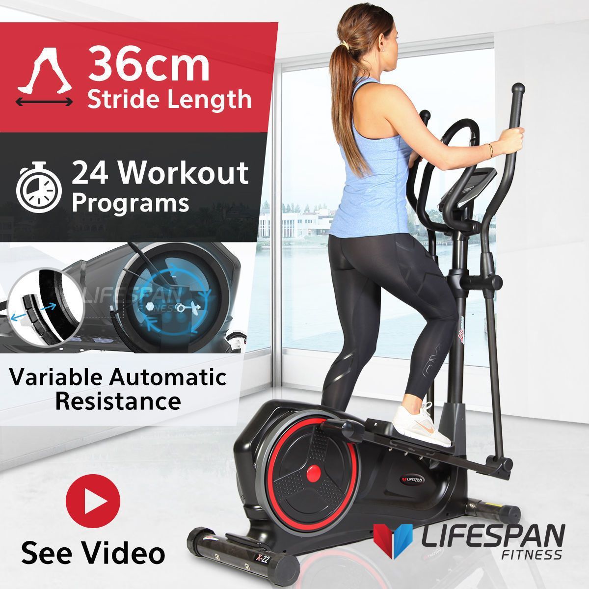 Lifespan X-22 Cross Trainer