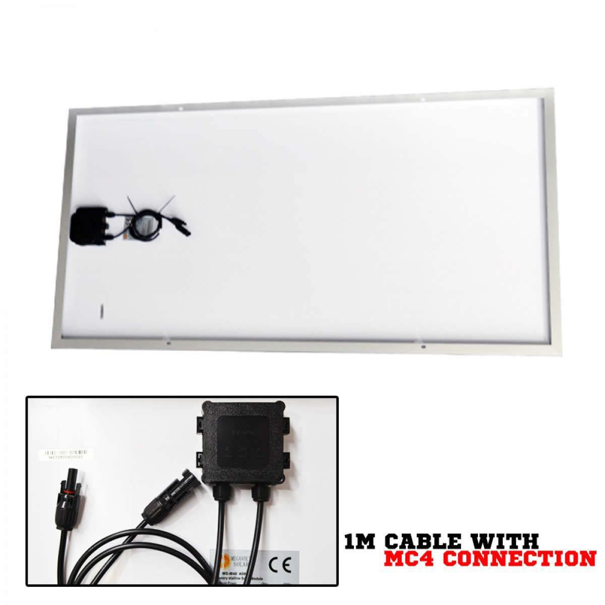 Megavolt 12V 200W Solar Panel Kit Camping Caravan Boat Power Mono ...