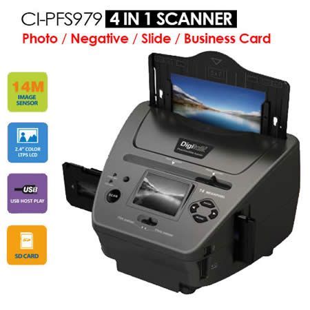 4-in-1 Combo Photo Film Scanner 14MP