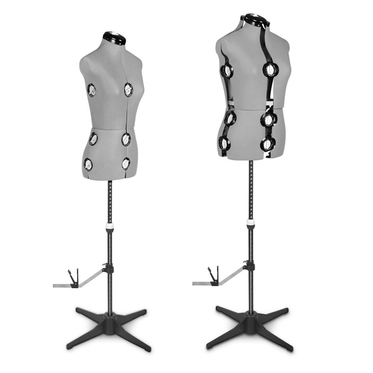 Adjustable Dressmaking Mannequin Size 8-14 - Grey | Crazy Sales