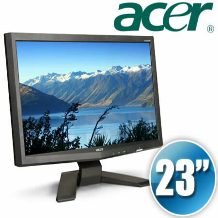Acer 23" Inch X233HB Slim Widescreen 16:9 LCD Full HD PC Computer ...
