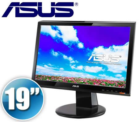 ASUS 19" (18.5" Viewable) Inch VH192C Slim Widescreen LCD Panel PC ...