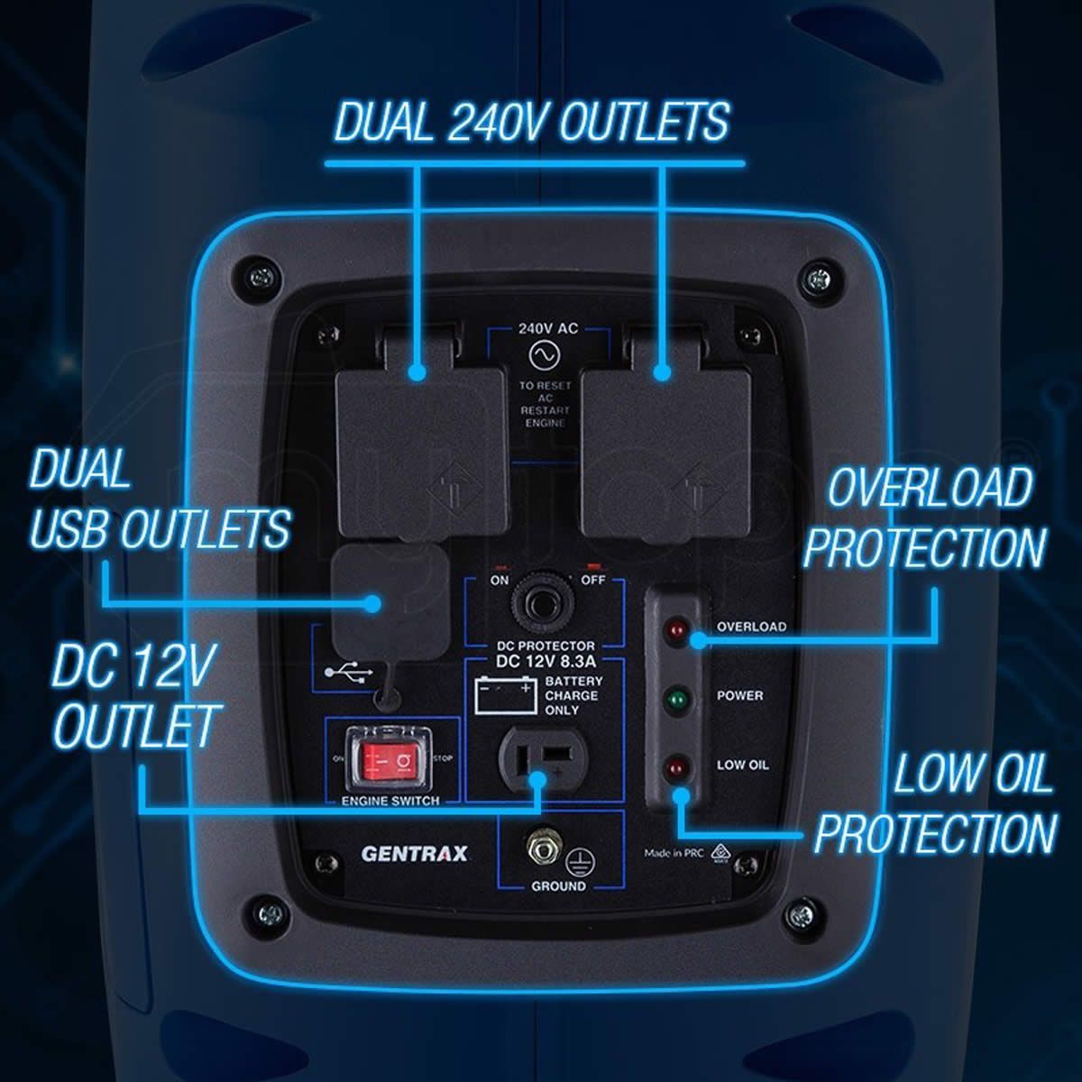 Genforce 3700W Petrol Powered Inverter Generator GT6000 | Crazy Sales