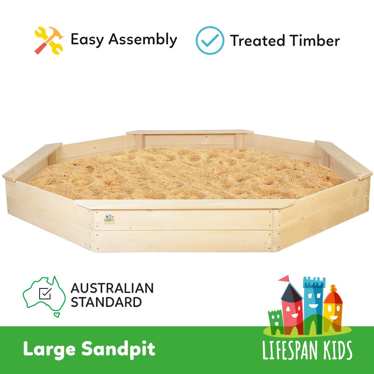 Lifespan Kids Large Octagonal Sand Pit