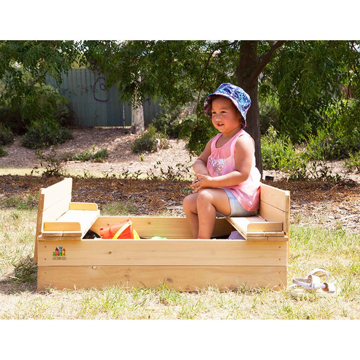 Lifespan Kids Strong Box Square Sand Pit | Crazy Sales
