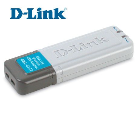 D-Link Wireless G USB Adapter 802.11g - AirPlus G - DWL-G122