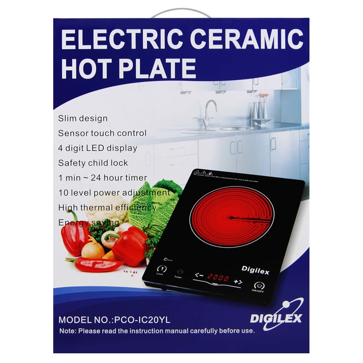 Digilex 2000W Electric Ceramic Hot Plate Cooktop | Crazy Sales