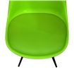 Set of Plastic Eames Replica Chairs with Cushion Seat-Green | Crazy Sales