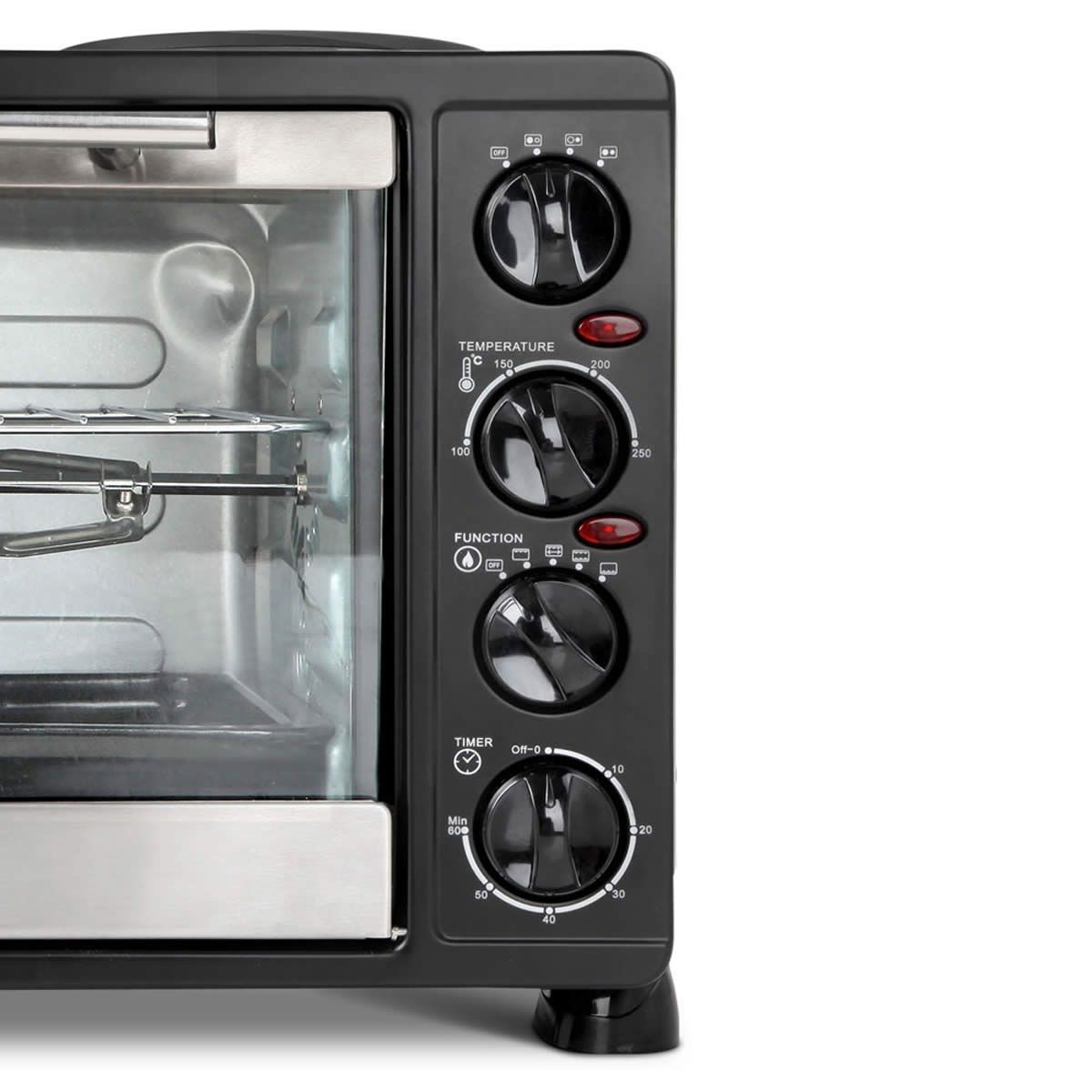 34L Benchtop Convection Oven with Twin Hot Plate | Crazy Sales