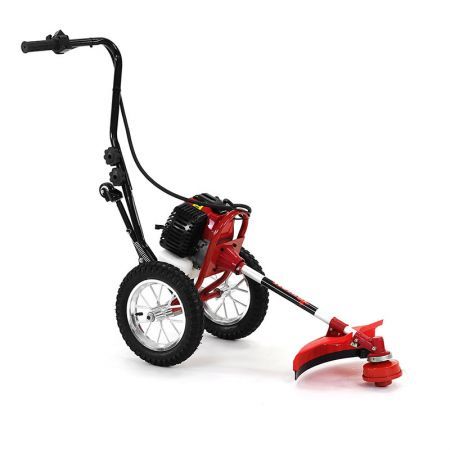 Yukon 52cc Wheeled Petrol Trimmer Push Along Brush Cutter
