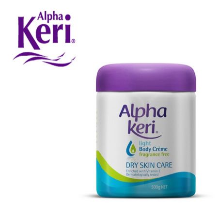 Alpha Keri Light Fragrance Free Body Cream Dry Skin Care 500g