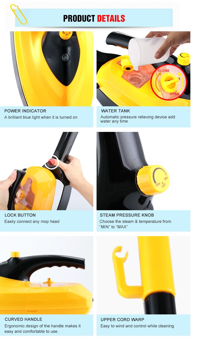 13-in-1 Best Multifunctional Premium Steam Mop Cleaner-1500w | Crazy Sales