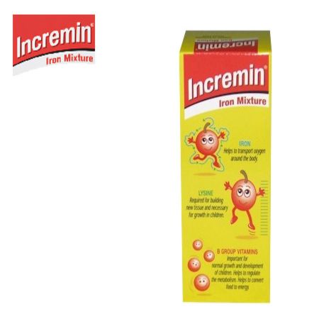 Incremin Cherry Flavoured Iron Mixture 100ml