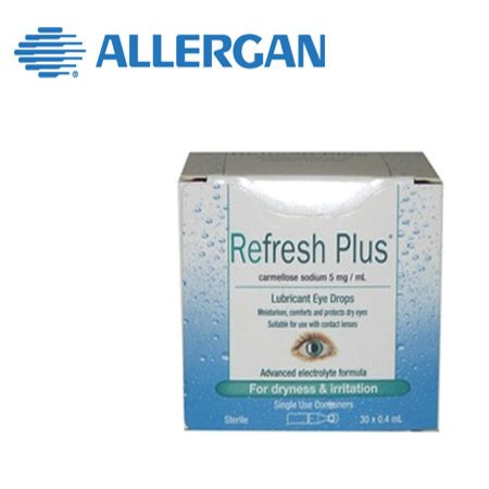 Allergan Refresh Plus Eye Drops 0.4ml x 30 Pack