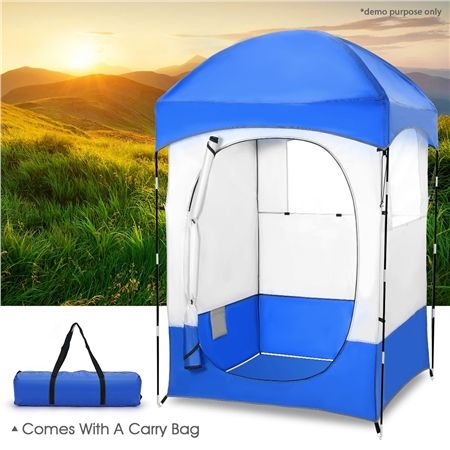 XL Outdoor Portable Camping Changing Tent With 2 Windows, Pocket bag ...