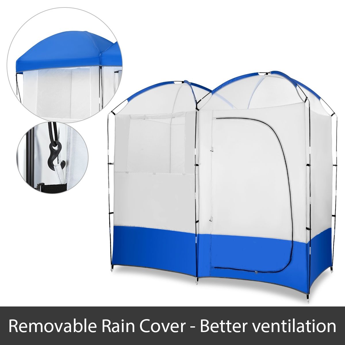 XL Portable Double Outdoor Change Room Tent | Crazy Sales