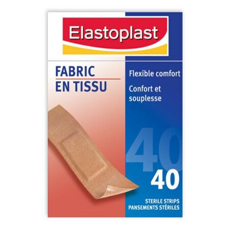 Elastoplast Bandages Fabric Flexible Comfort 40 Sterile Strips