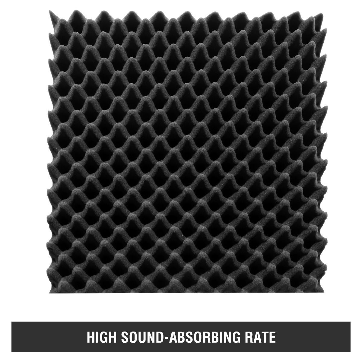 24 Sheet Set Egg Shell Shaped Sound Absorbing and Proofing Acoustic ...
