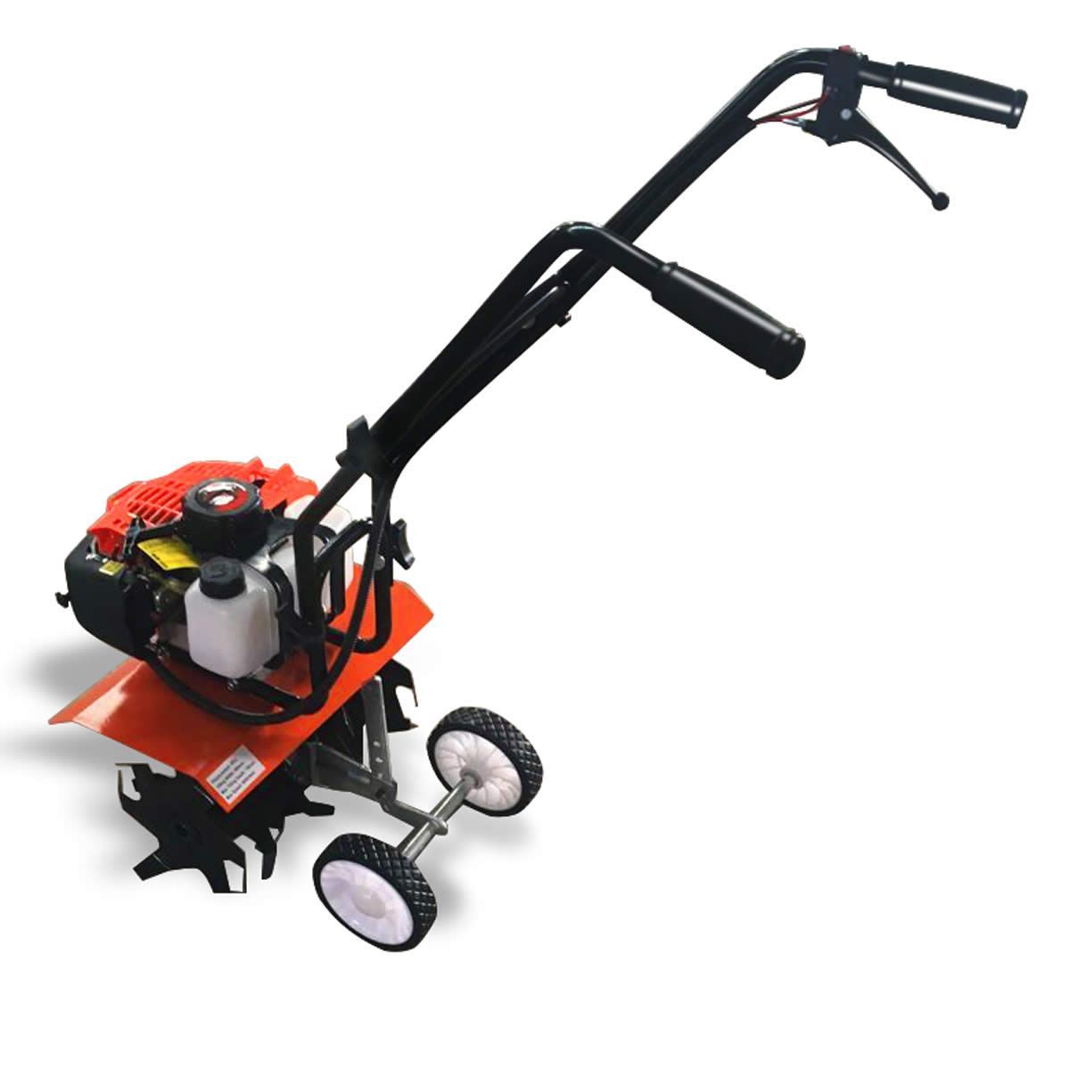 ArmorBilt 68CC Tiller Rotary Hoe 2 Stroke Garden Cultivator 4 Tine Mini ...